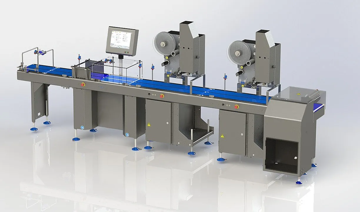 WPL9000+ Automatic Weigh Price Labeler | Marel