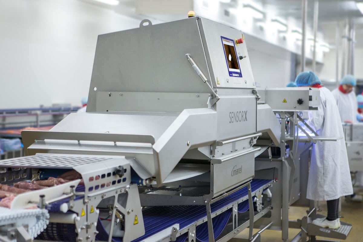 SensorX Poultry X-ray bone detection system | Marel