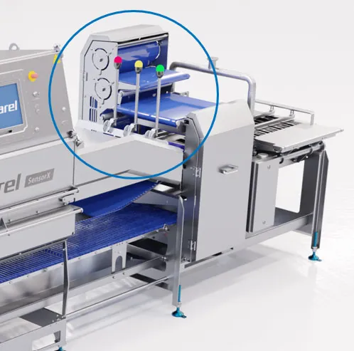 SensorX Poultry X-ray bone detection system | Marel