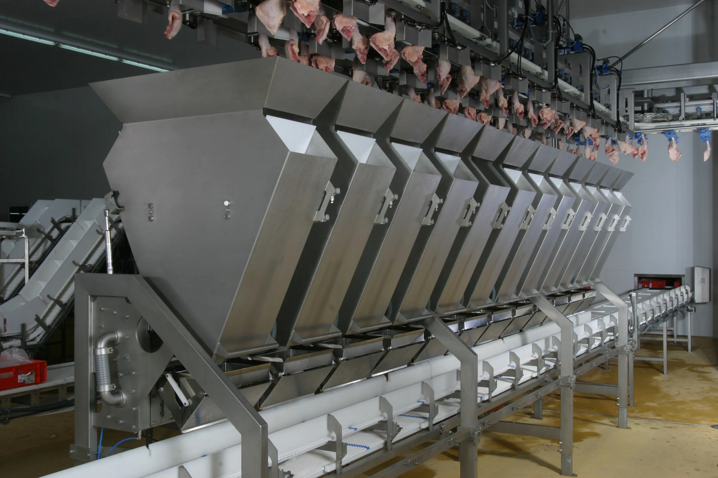 Fixed-Weight Overhead Leg Batching | Marel