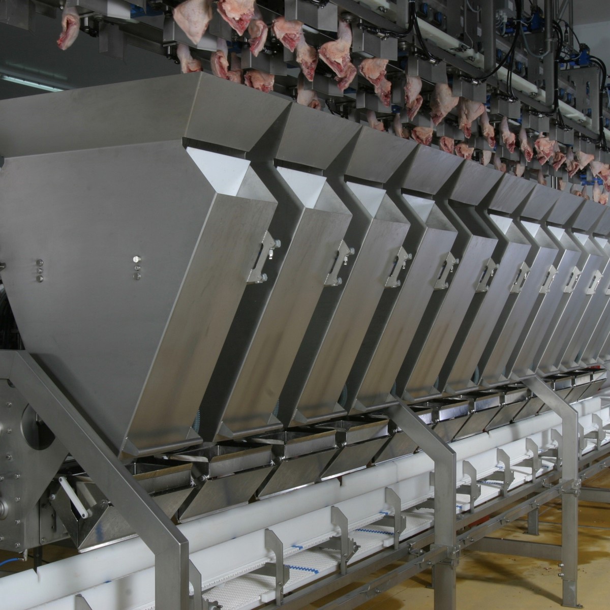 Fixed-Weight Overhead Leg Batching | Marel