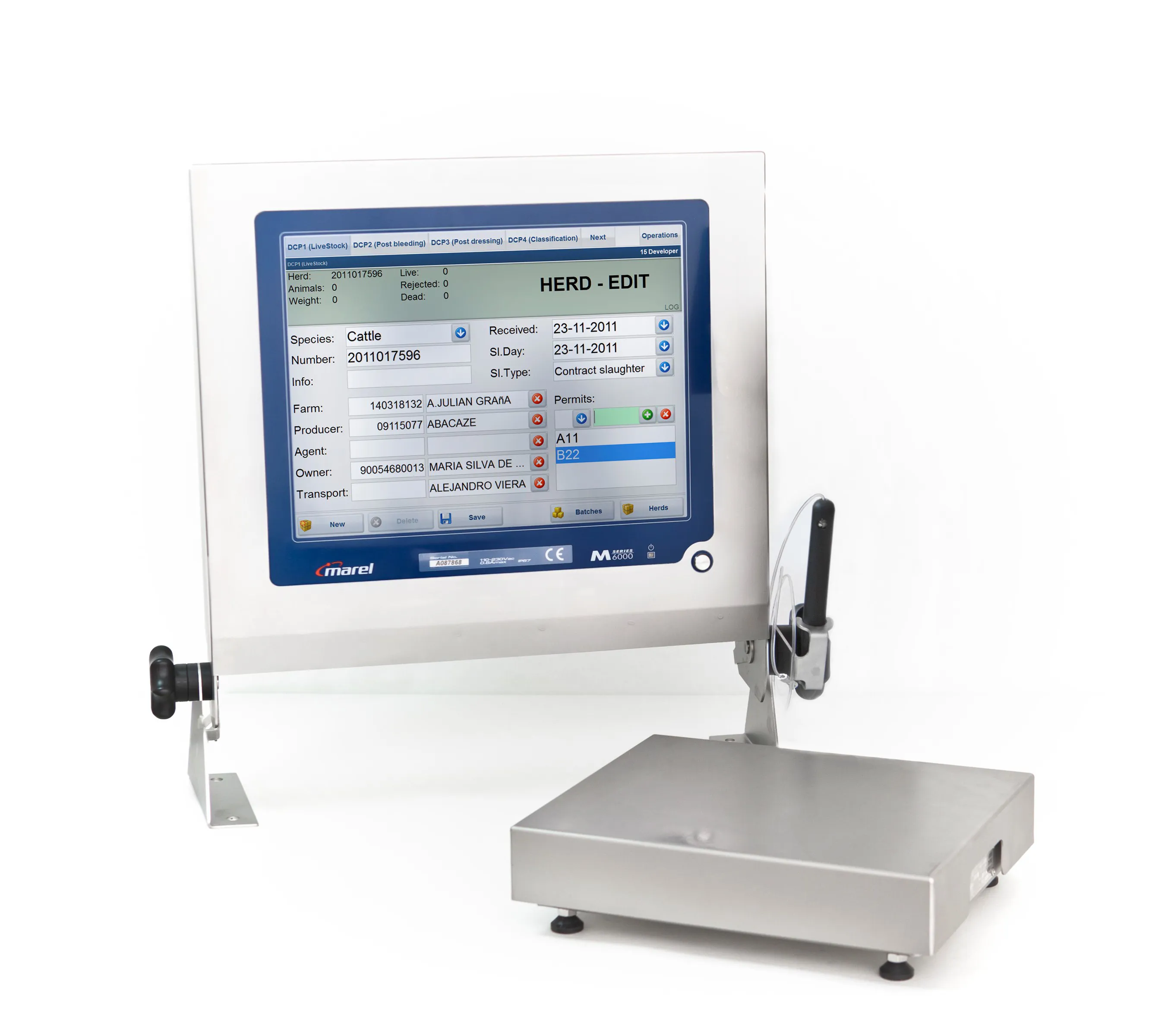 Smart scale M6415S | Marel