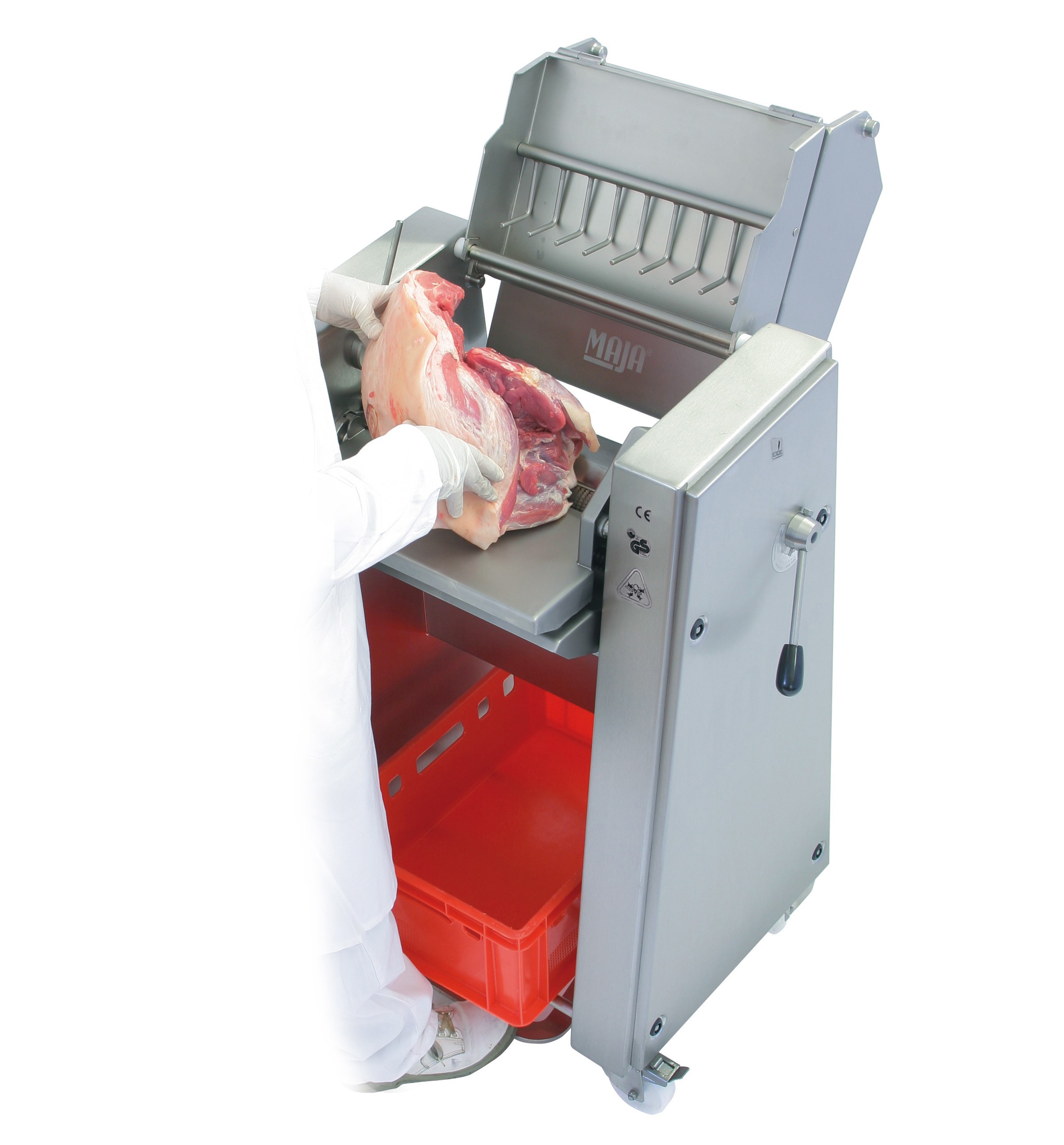 MAJA SKINNY conveyorized derinding skinner | Marel