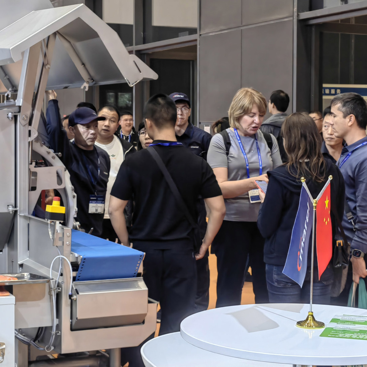 Connecting with customers at fish exhibitions | Marel