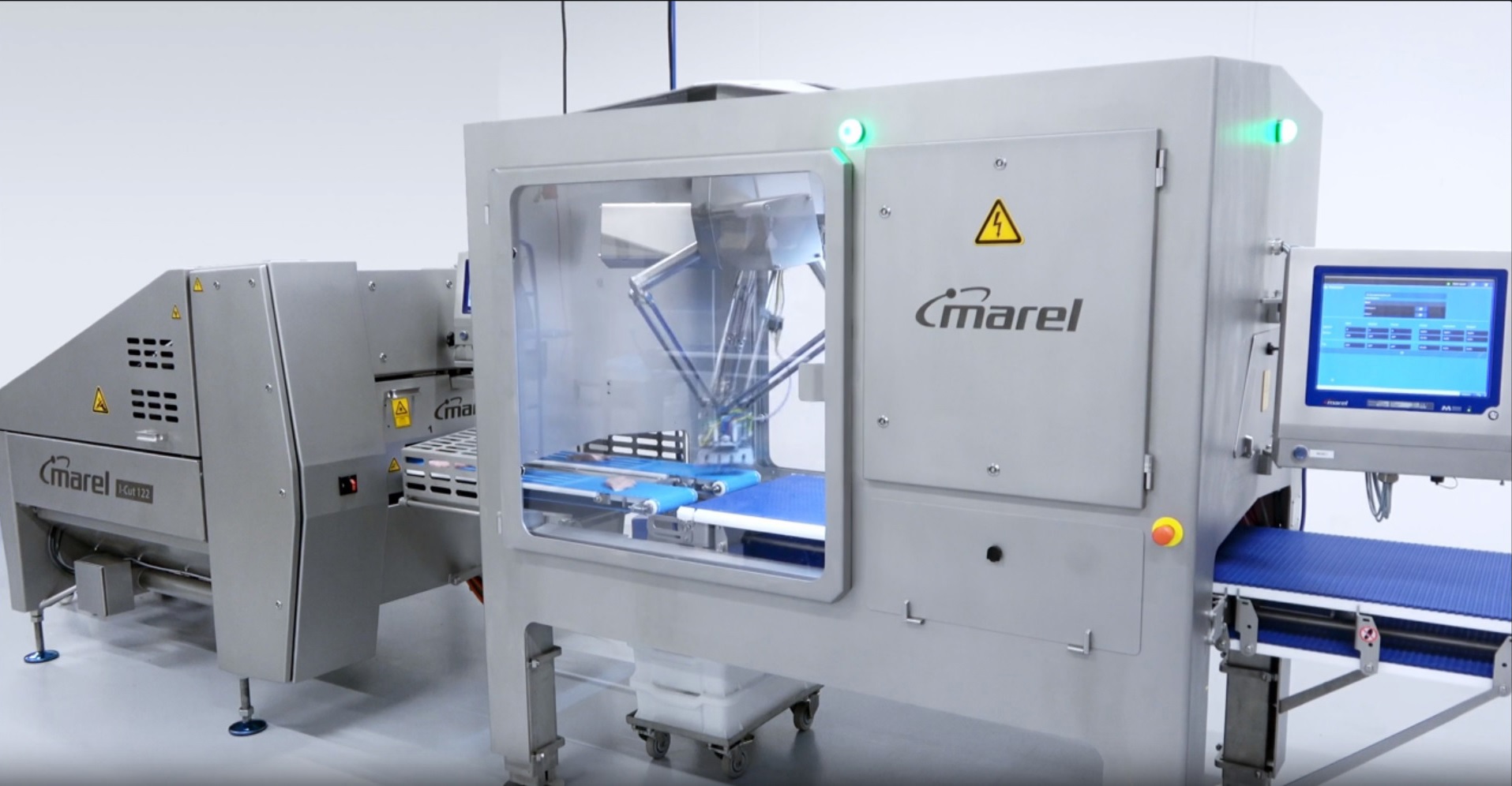 RoboOptimizer - Laborless product positioning before portioning | Marel